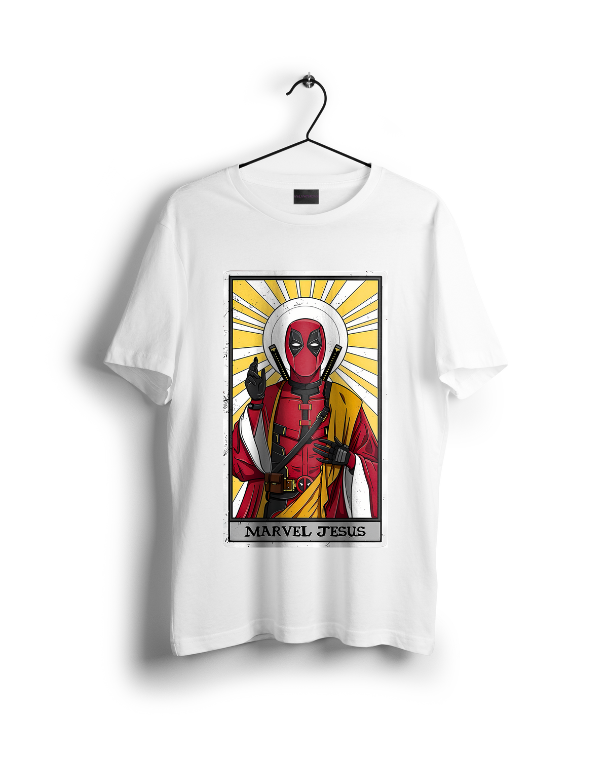 Deadpool Marvel Jesus Oversized T-shirt | VELVETNOVA