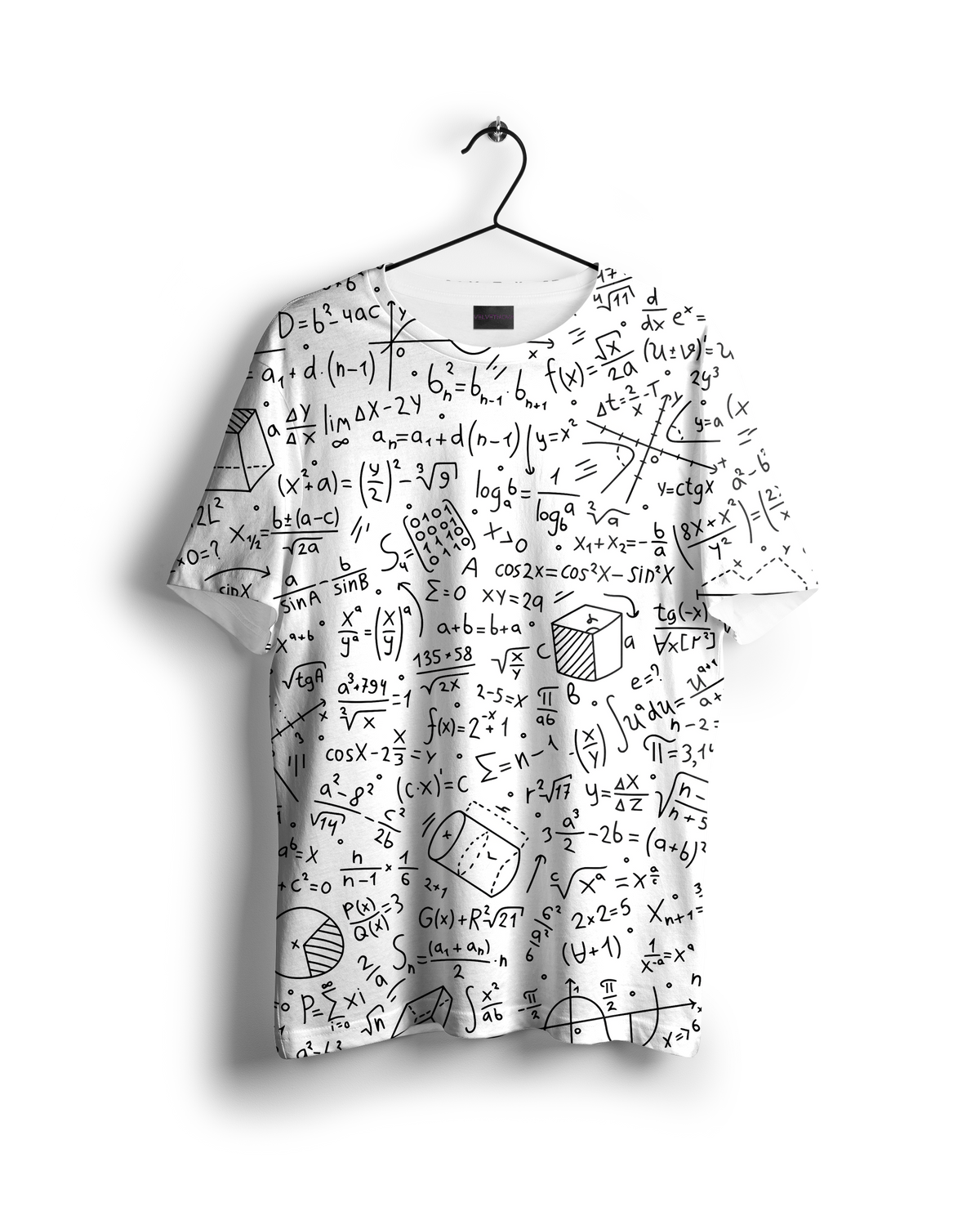 Nerdy Maths Equations Oversized T-shirt | VELVETNOVA